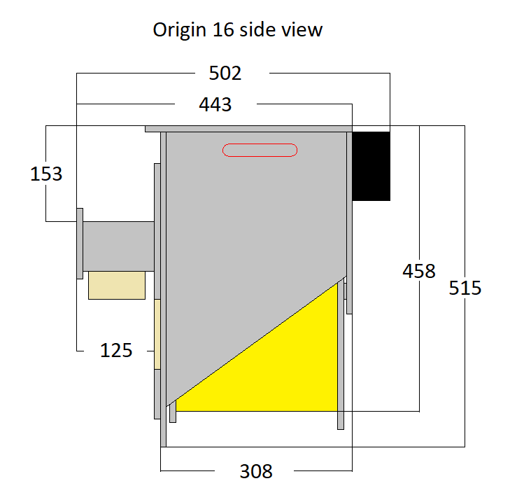 DracoDrum - Dimensions